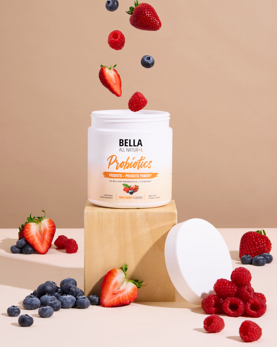 Probiotics + Prebiotics Powder – Bella All Natural