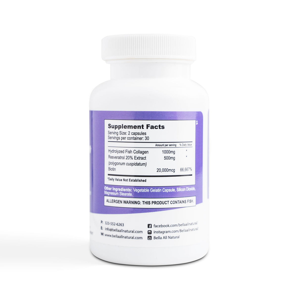 Bella Collagen capsules – Bella All Natural