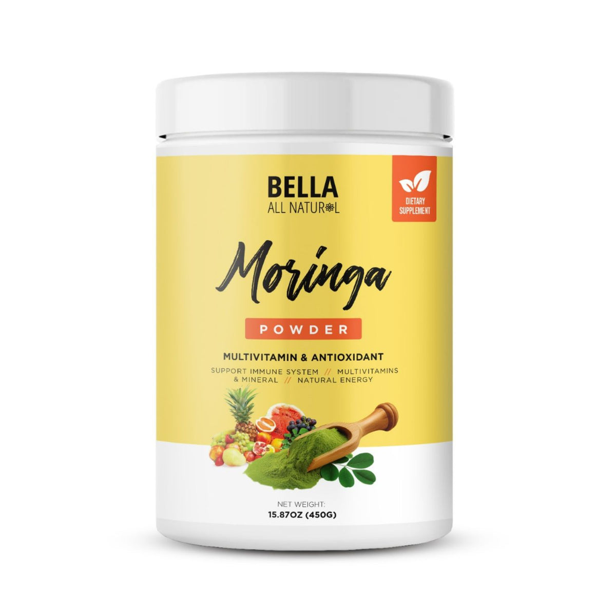 Moringa Powder Multivitamin and Antioxidant – Bella All Natural
