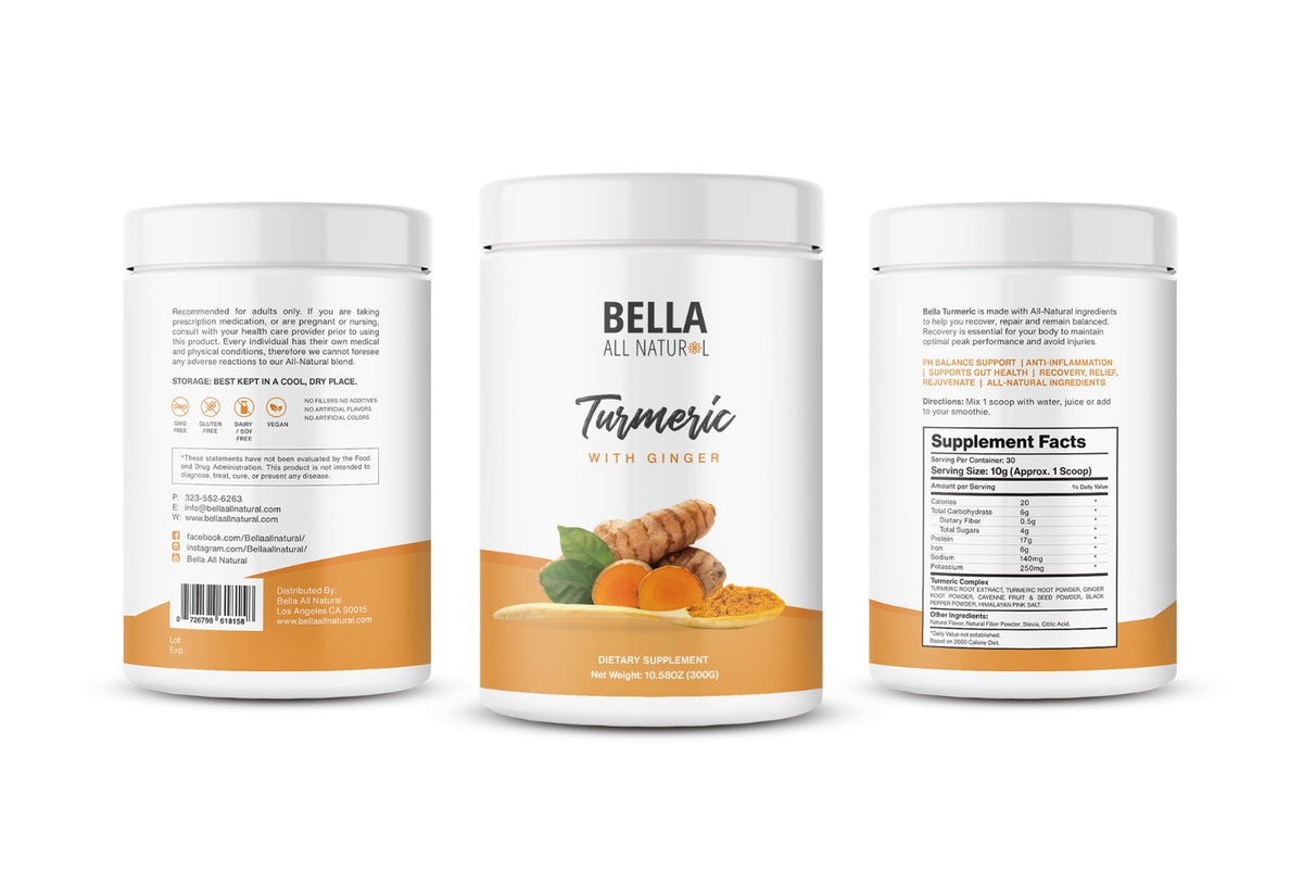 Turmeric & Ginger Powder – Bella All Natural